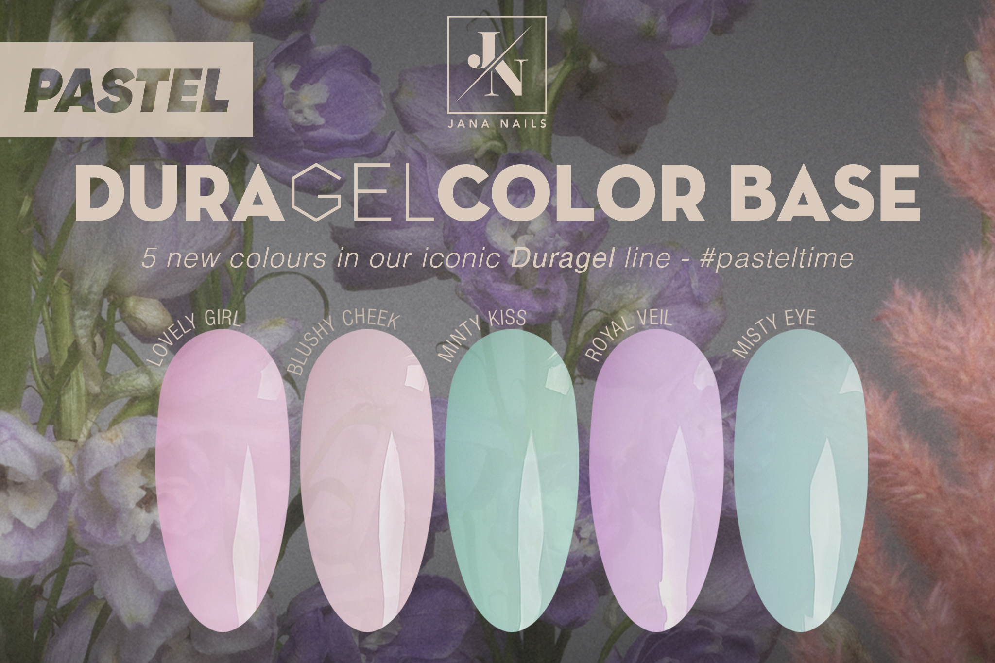 DURAGEL COLOR BASE - PASTEL - Noviteti u radu - Blog - Jana Nails