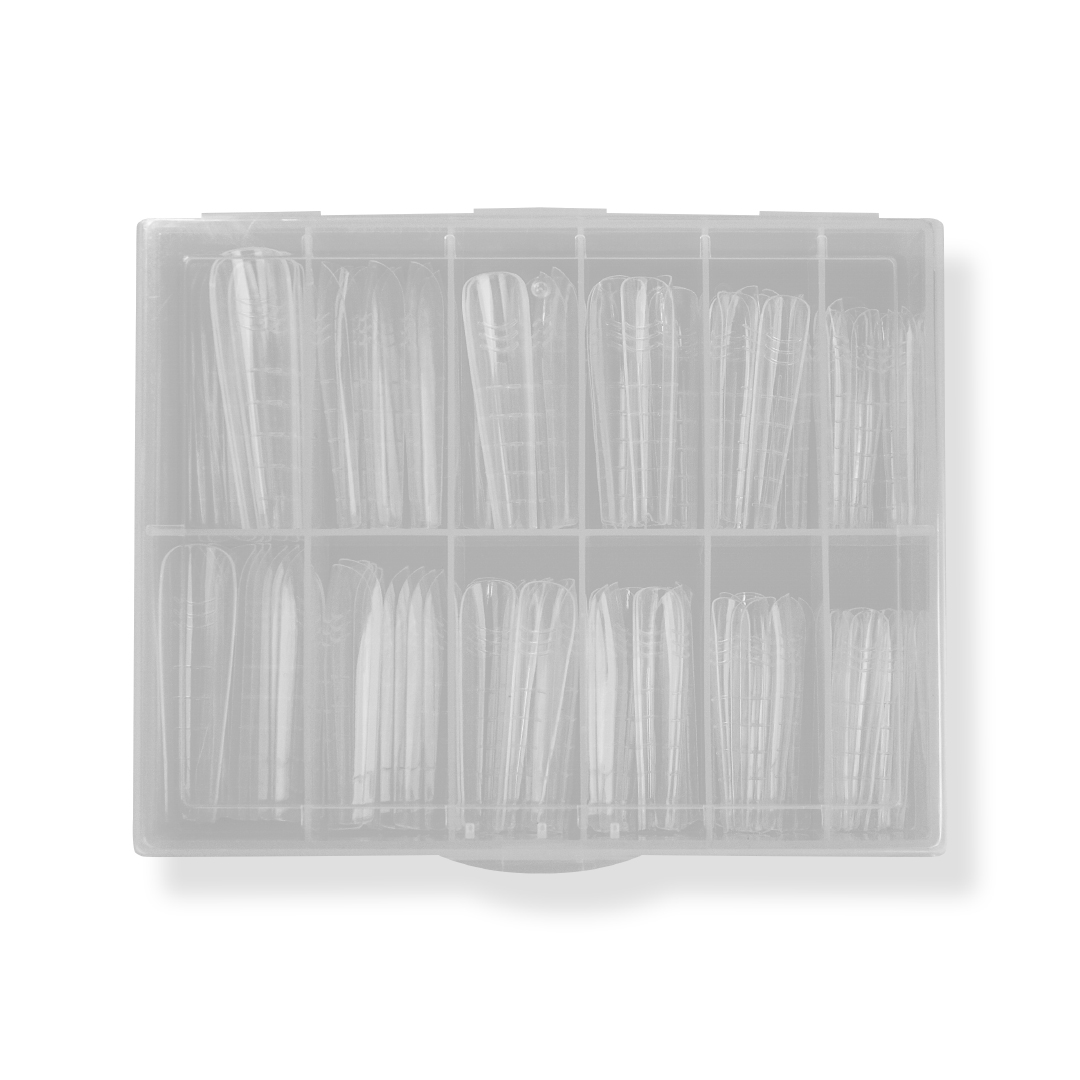 Dual nail form - Ballerina XL 120 pcs - DUAL NAIL FORM SYSTEM & TIPS ...