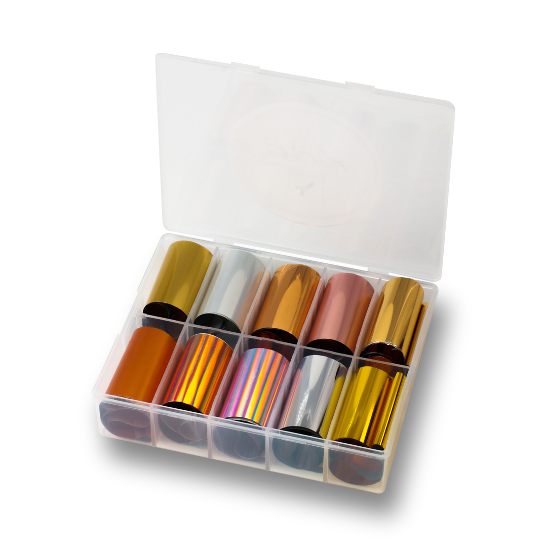 Luxe foil set 10 pcs/box - Transfer folije - Shop - Jana Nails
