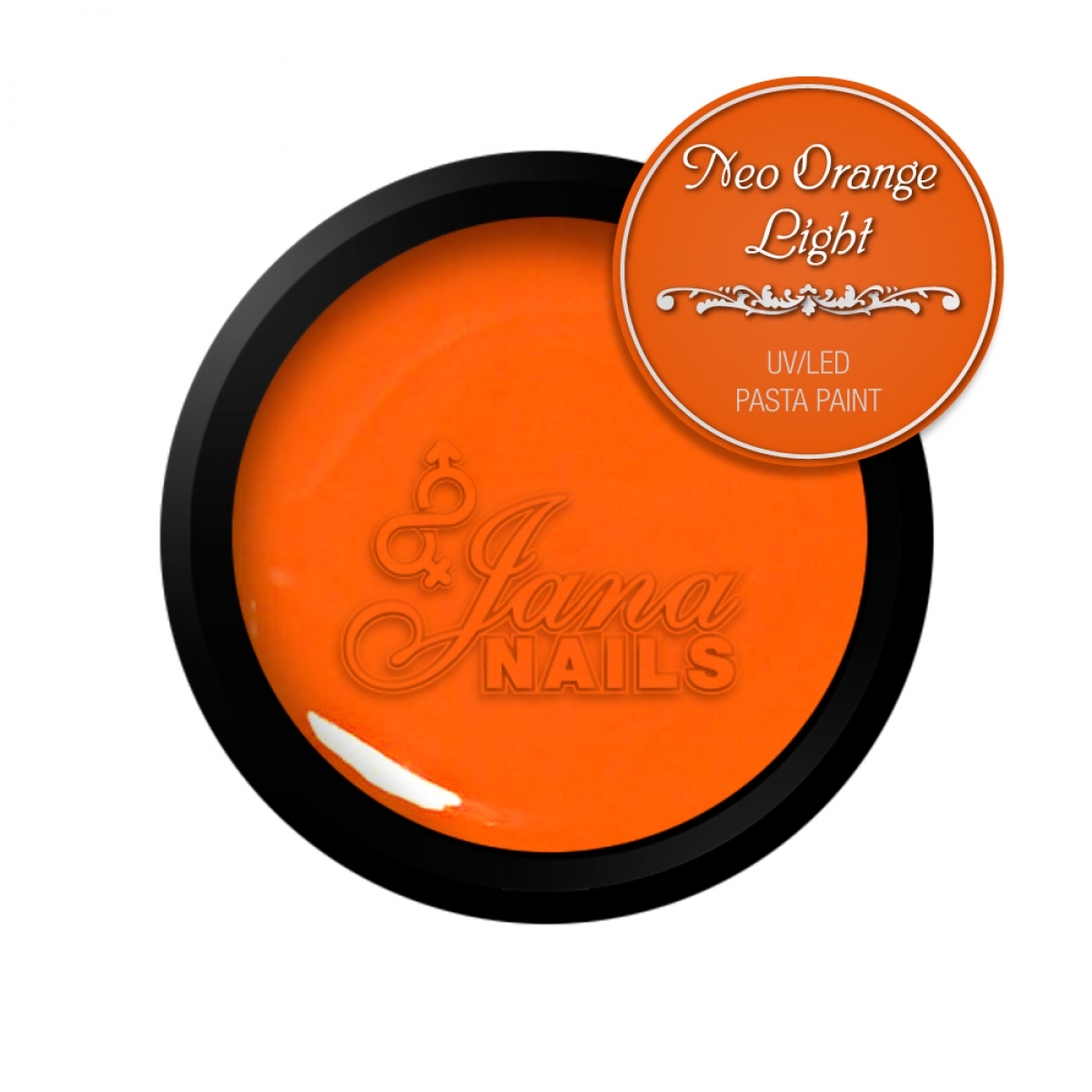 Pasta paint /neon/ Orange light - 5ml - Neon colour gel - Shop - Jana Nails